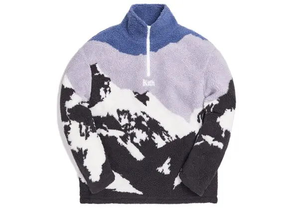 Kith Claremont Sherpa Quarter Zipin