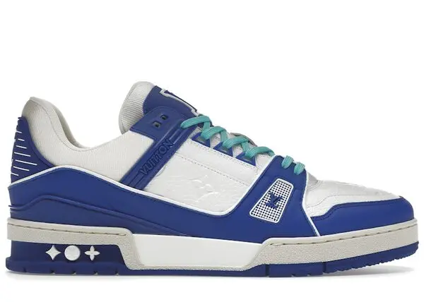 LOUIS VUITTON Trainer Sneaker - Blue/white