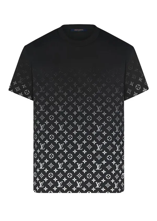 LOUIS VUITTON Lvse Monogram Gradient T-shirt - Black/white