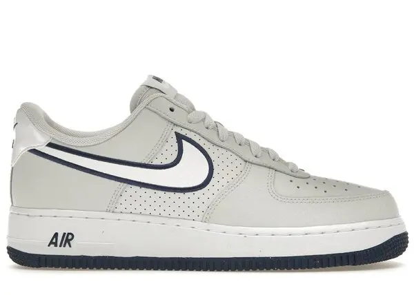 Nike Air Force 1 '07 Low Sneakers - Photon Dust/midnight Navy Blue/white