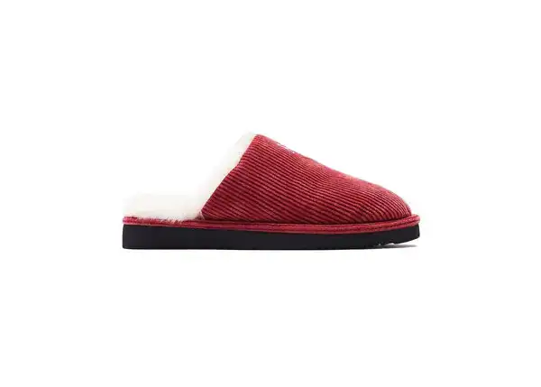 Kith Classic Cord Slipper Red Red/White Editorialist