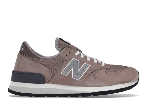 NEW BALANCE 990v1 Kith Sneakers - Dusty Rose/silver/navy Blue