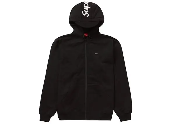 Supreme Brim Zip Up Hooded Sweatshirt - Black
