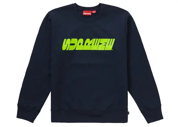 Supreme Crewneck Sweatshirt - Navy Blue