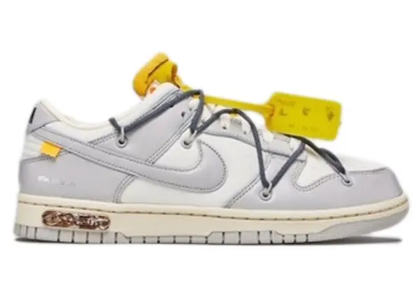 Nike Dunk Low Off-white Lot 41 Sneakers - Sail/neutral Grey/flint Grey
