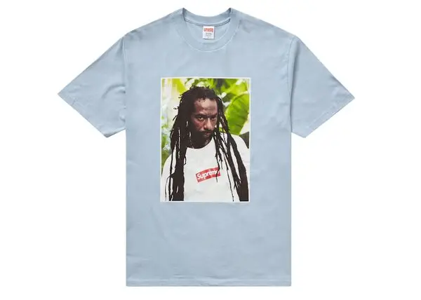 Supreme Buju Banton Tee Shirt - Light Blue