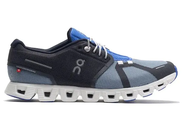 On Running Cloud 5 Pushin Sneakers - Eclipse/chambray