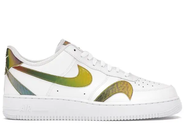Nike Force 1 Low Misplaced Swooshes Sneakers - White/reflect Silver