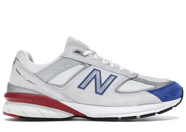NEW BALANCE 990v5 Sneakers - Nimbus Cloud/team Royal/team Red