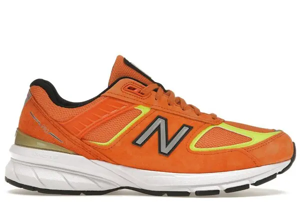 NEW BALANCE 990v5in Sneakers - Orange/white