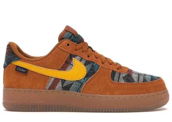 Nike Force 1 Low N7 Pendleton Sneakers - Orange/maize/gum