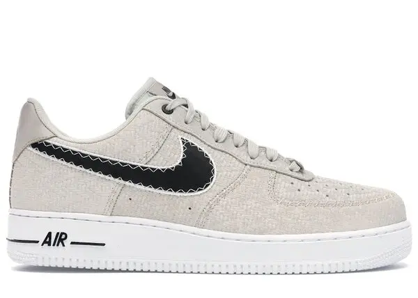 Nike Force 1 Low N7 Sneakers - Light Bone/black/white