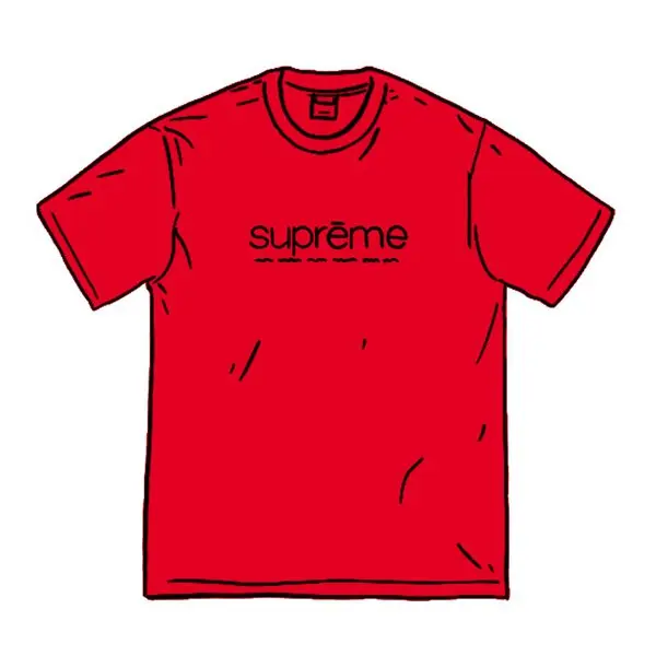 Supreme Five Boroughs Tee Shirt - Red