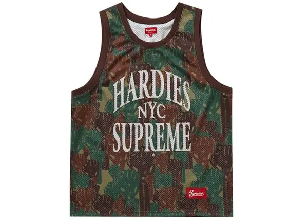 Supreme Camo Basketball Jersey - Green