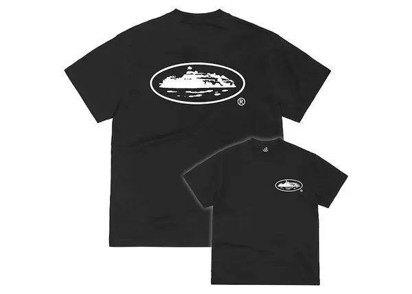 CORTEIZ Og Island Logo Tee Shirt - Black