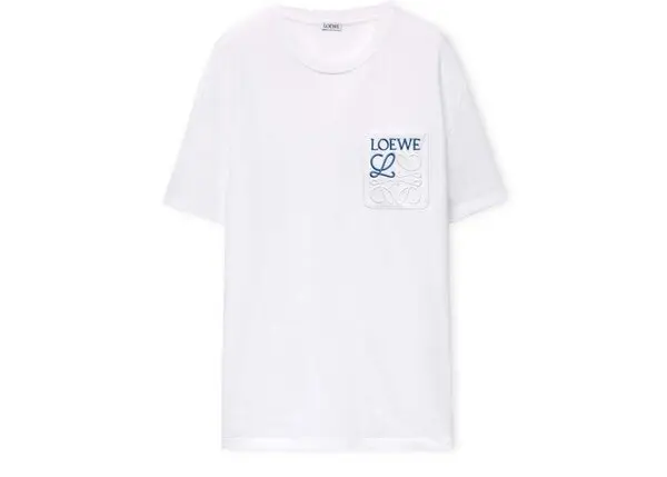 Loewe Relaxed Fit T-shirt In Cotton - White