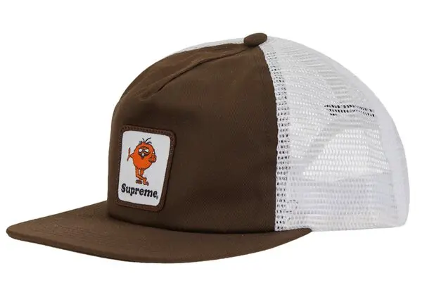 Supreme Camacho Mesh Back 5-panel Cap - Brown