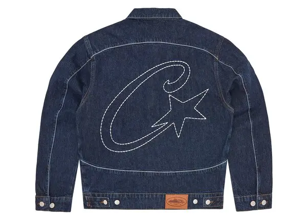 CORTEIZ Denim Stitchdown Cstar Jacket - Dark Wash