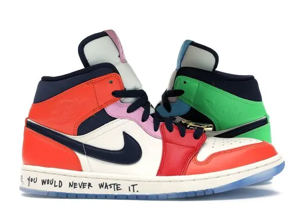 JORDAN 1 Mid Se Melody Ehsani Sneakers - Sail/obsidian