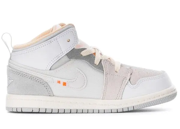 JORDAN 1 Mid Se Craft Sneakers - White/phantom/sail
