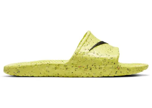 Nike Kawa Slide Se Craterin - Light Lemon Twist/black