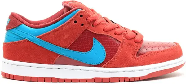 Nike Dunk Low Sneakers - Brickhouse/turbo Green/team Red