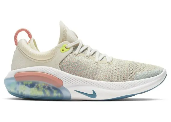 Nike Joyride Run Flyknit Sneakers - Sail/pink Quartz/barely Volt
