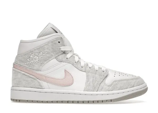 JORDAN 1 Mid Se Sneakers - Light Iron Ore/atmosphere/white