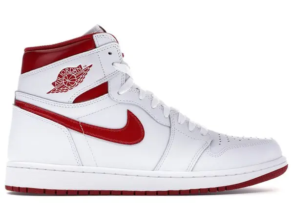 JORDAN 1 Retro Metallic - White/varsity Red