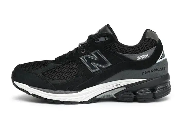 NEW BALANCE 2002r Sneakers - Black/dark Grey/white