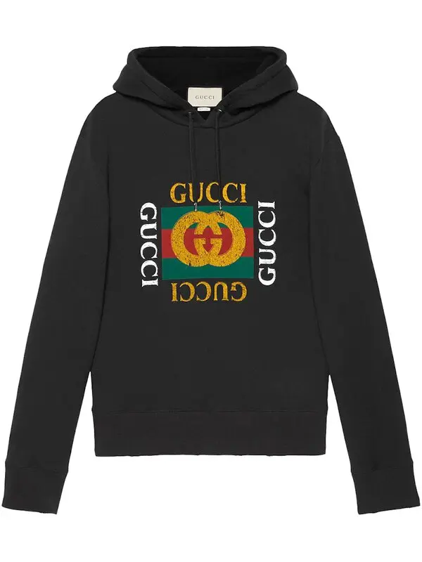 Gucci Logo Print Hoodie