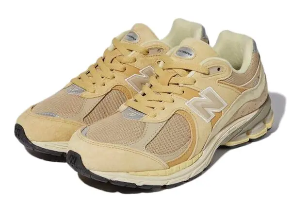 NEW BALANCE 2002r Auralee - Yellow/beige/white