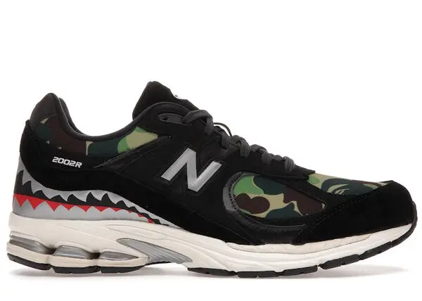 NEW BALANCE 2002r Bapein - Black/green Camo