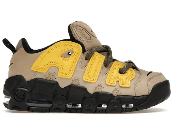 Nike More Uptempo Low Ambush Sneakers - Limestone/vivid Sulfur/black
