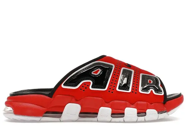 Nike Air More Uptempo Slide - University Red/black/clear
