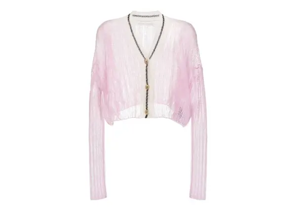 Palm Angels Mohair Wool-blend Cardigan