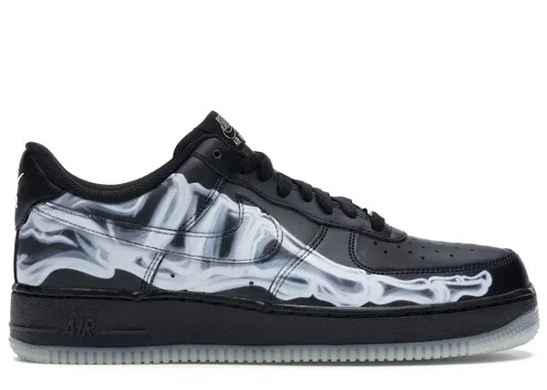 Nike Air Force 1 Low Skeleton Halloween - Black