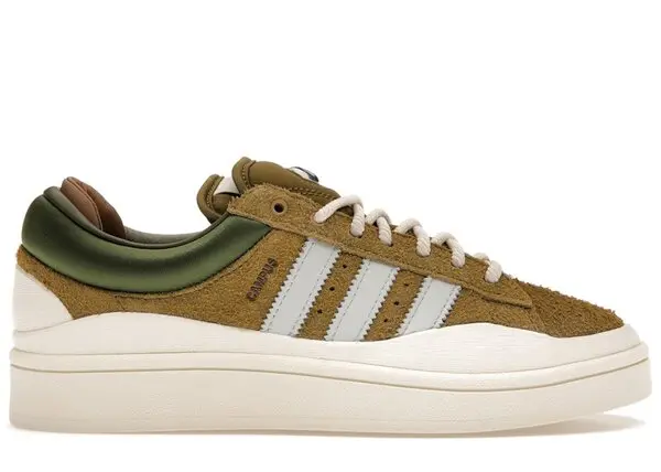 Adidas Campus Light Bad Bunny Sneakers - Wild Moss/blue Tint/cream White