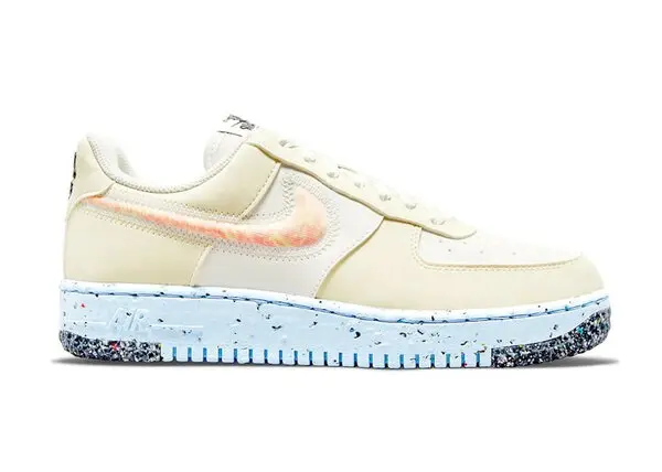 Nike Force 1 Low Crater - Sail/total Orange/coconut Milk