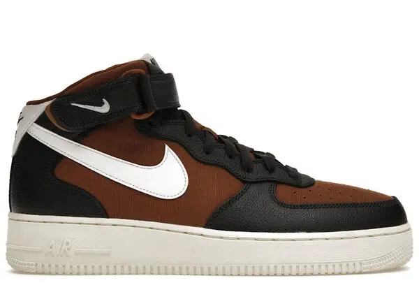 Nike Air Force 1 Mid '07 Vintage Sneakers - Off/noir/pecan