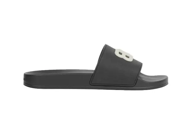 Balenciaga Glowin Slides - Black/glow (w)