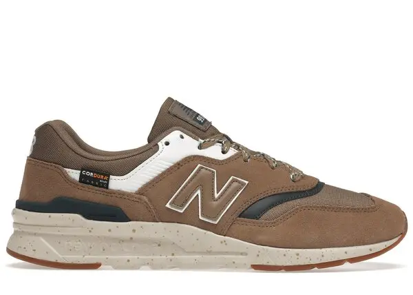 NEW BALANCE 997h Sneaker - Mushroom Brown/green/white