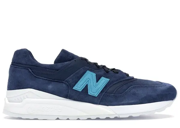 NEW BALANCE 997.5 Ronnie Fieg Mykonos Archipelago Sneakers - Navy Blue