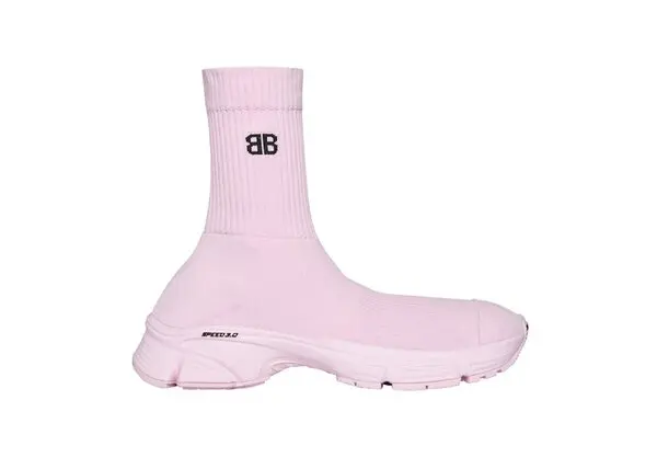 Balenciaga Speed 3.0 Monocolor Recycled Light Sneakers - Pink