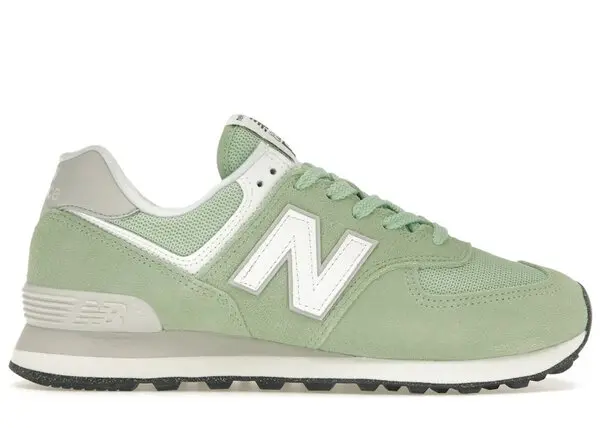 NEW BALANCE 574 Sneakers - Mint/white