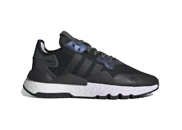 Adidas Nite Jogger Sneakers - Core Black/purple Tint/cloud White