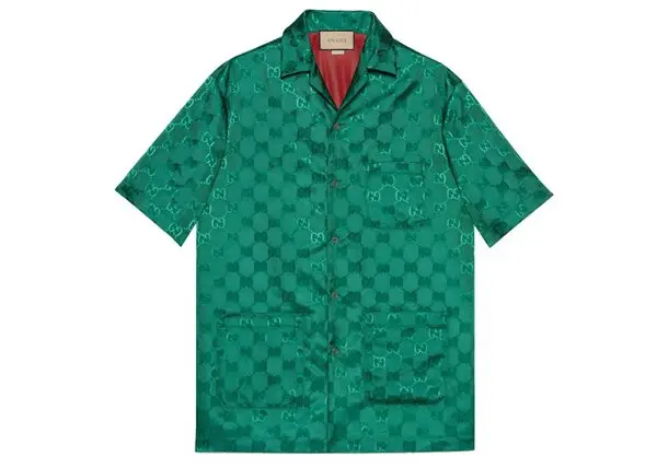 Gucci Gg Canvas Nylon Bowling Shirt
