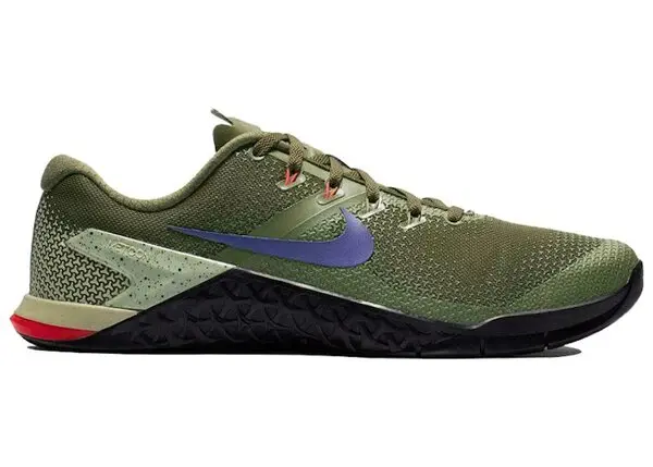 Nike Metcon 4in Athletic Shoes - Olive Canvas/indigo Burst
