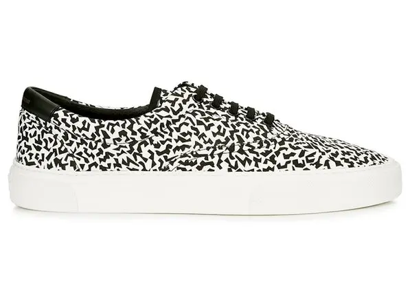 Saint Laurent Venice Low Top Sneakers - Black/white