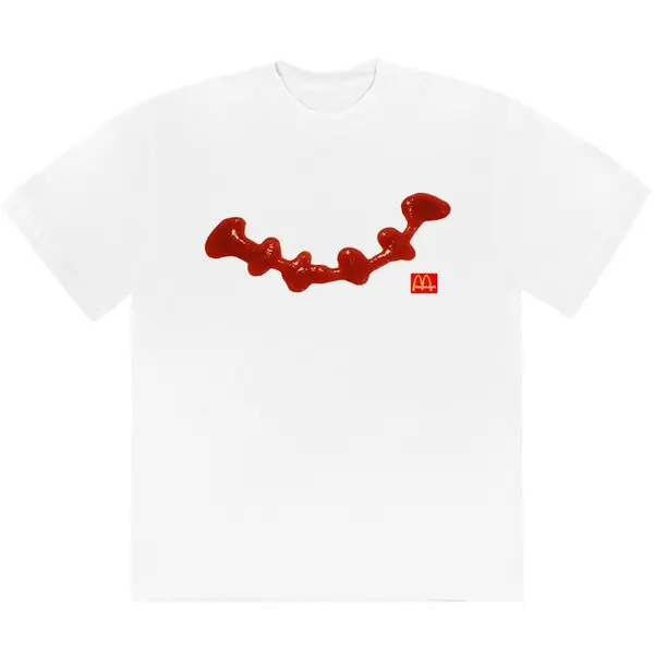 TRAVIS SCOTT X Mcdonald's Ketchup T-shirt - White